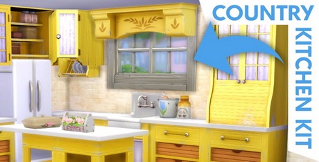 The Sims 4 Country Kitchen Kit Download - GameFabrique