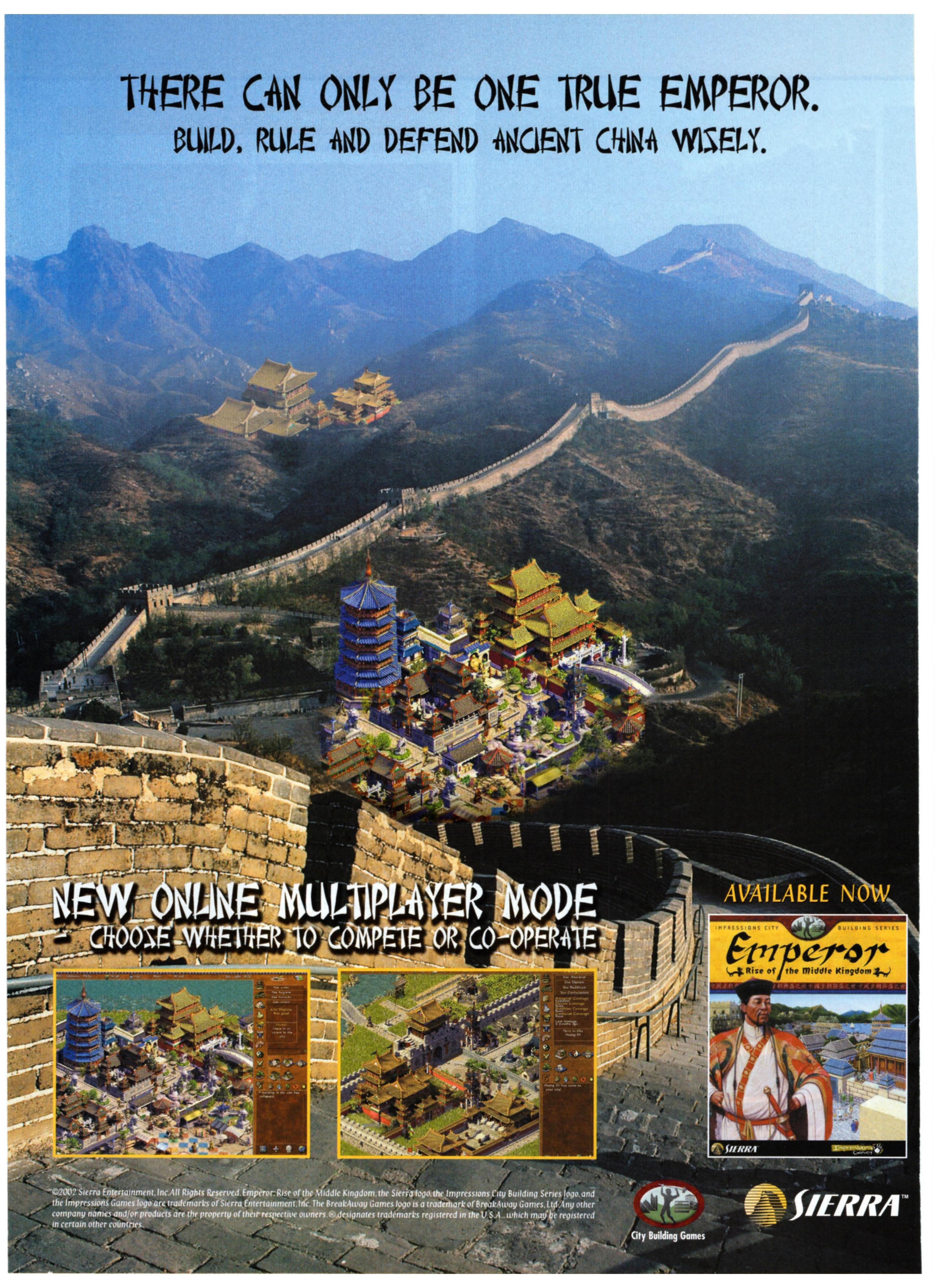 Emperor: Rise of the Middle Kingdom Download - GameFabrique