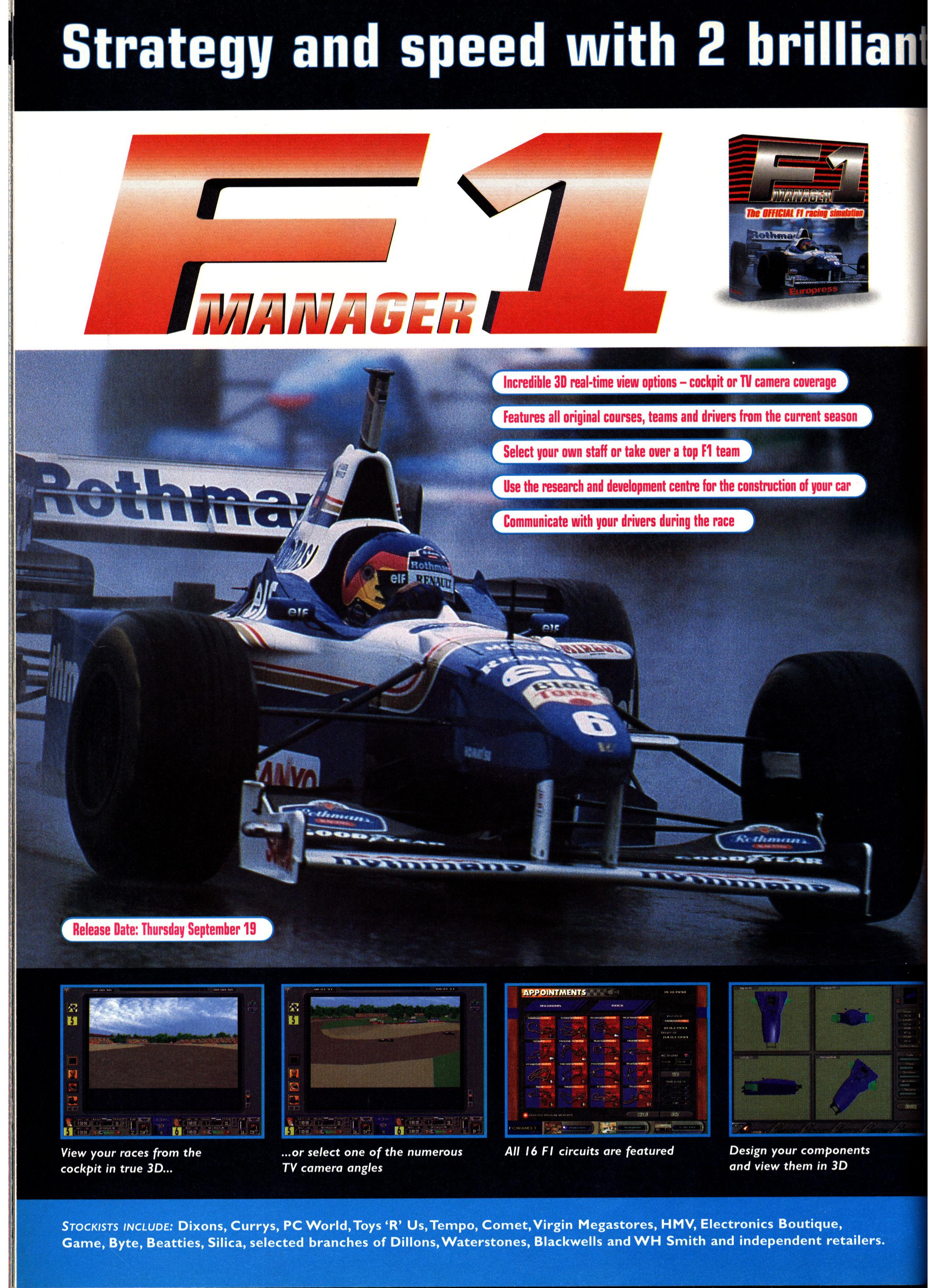 F1 Manager Download - GameFabrique