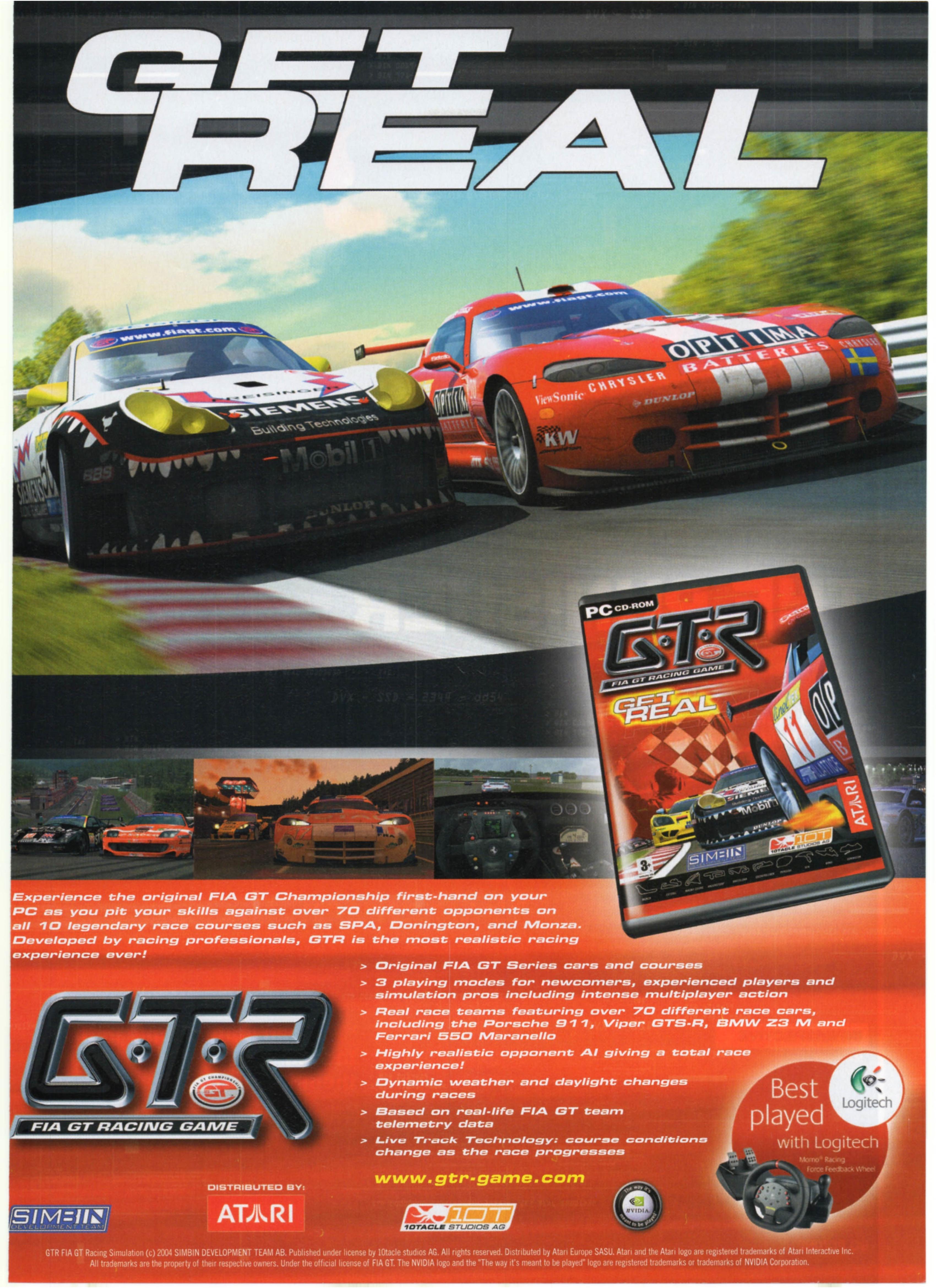 GTR: FIA GT Racing Game Download - GameFabrique