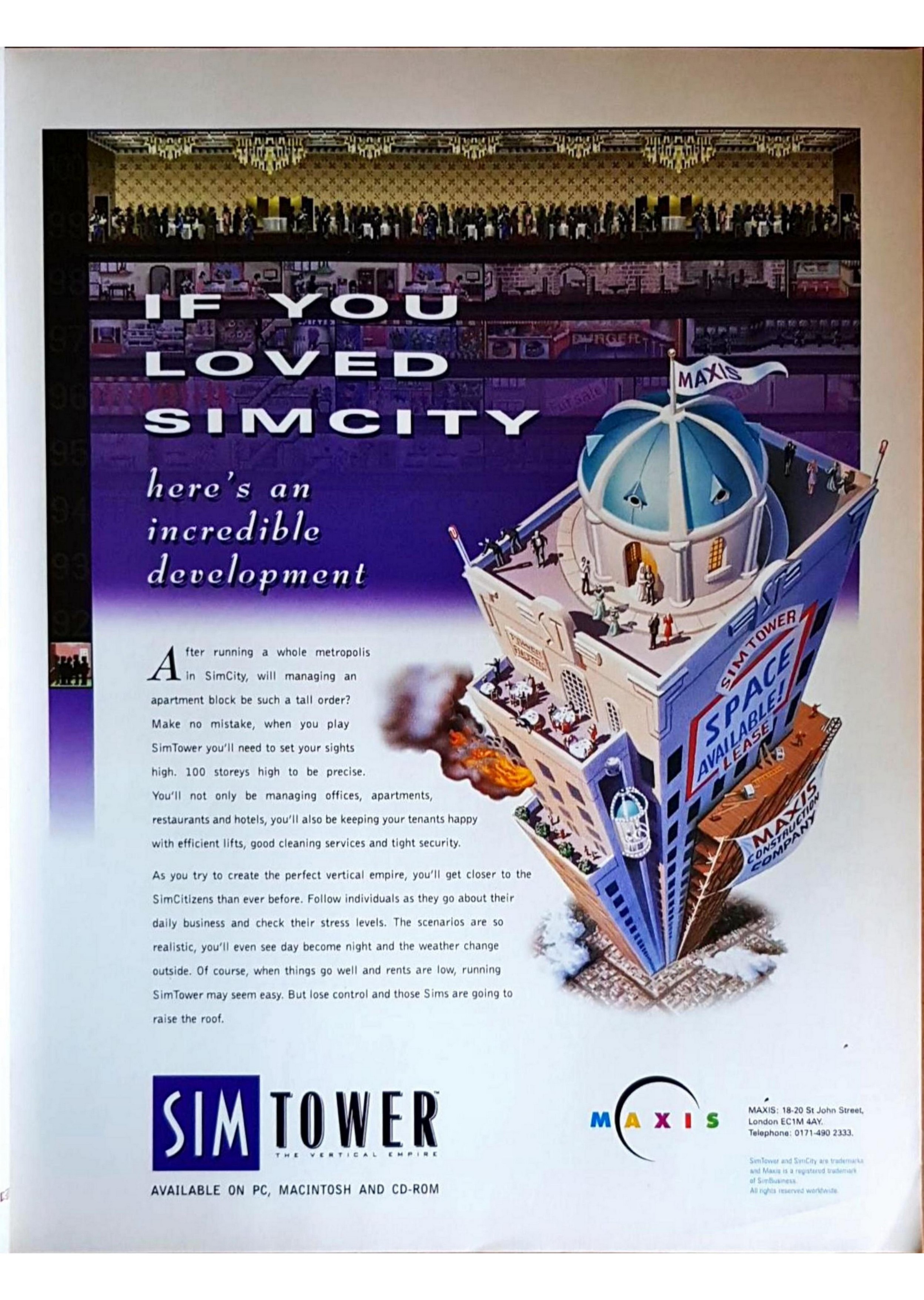 SimTower Download - GameFabrique