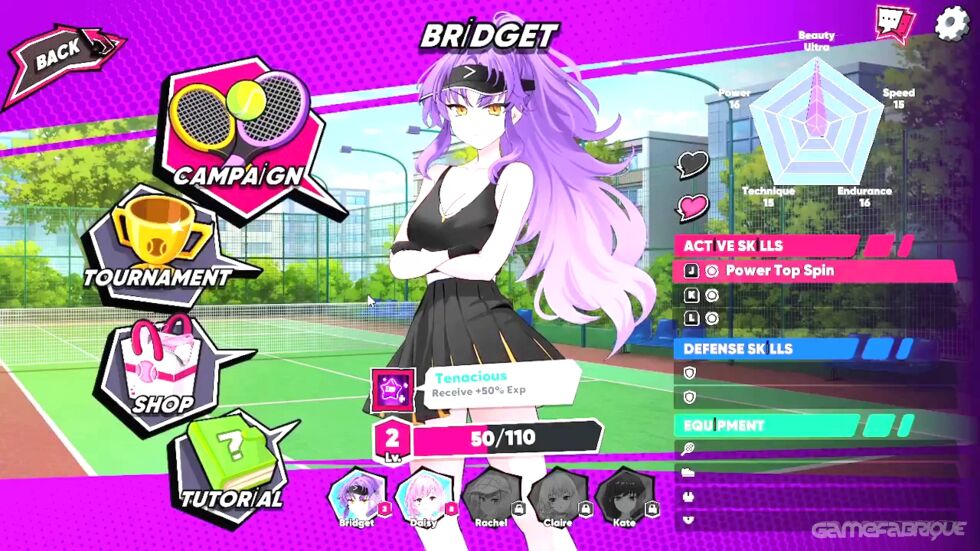Academy Love Saga: Tennis Angels Download - GameFabrique