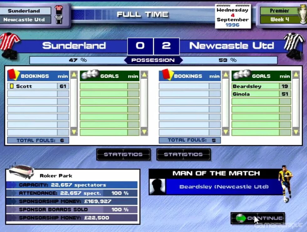 Premier Manager 97 Download - GameFabrique